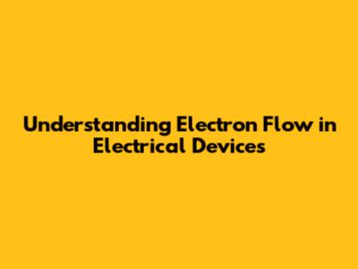 Calculating Electron Flow An Electric Device Delivering Current